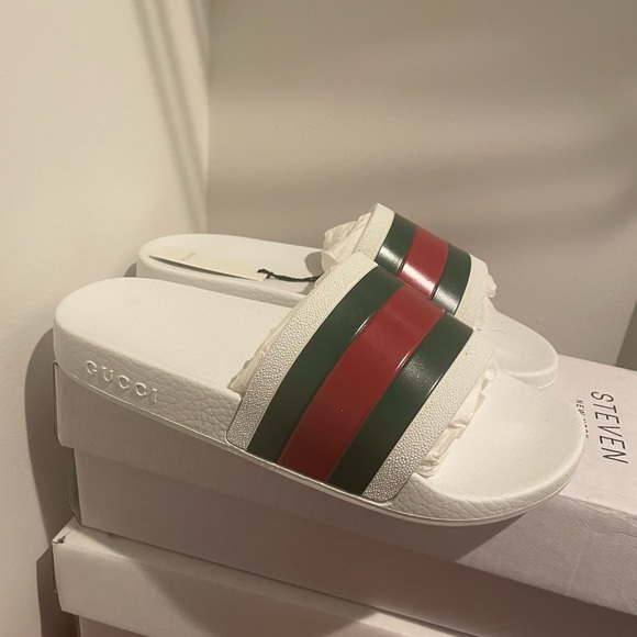 Gucci | Shoes | Gucci Rubber Slide Sandle | Poshmark